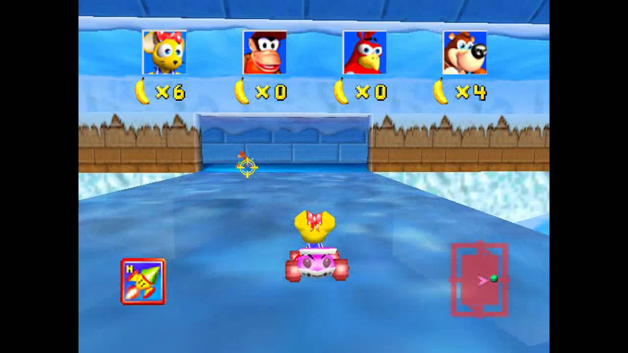 Diddy Kong Racing Adventure mode part 21: Icicle pyramid - YouTube