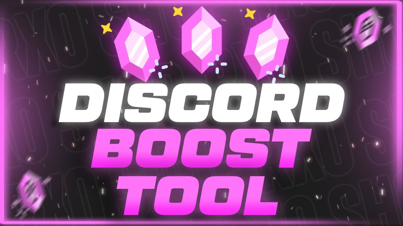(TÜRKİYEDE İLK) Discord Boost Tool - YouTube