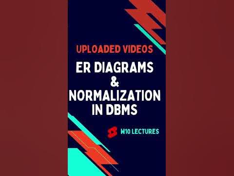ER Diagrams & Normalization in DBMS - YouTube
