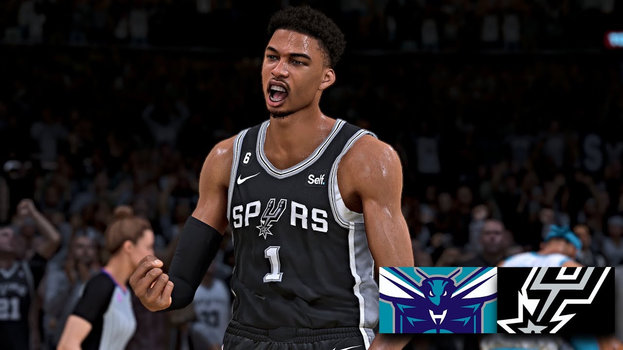 Victor Wembanyama vs Scoot Henderson EPIC NBA Debut! | HORNETS at SPURS ...