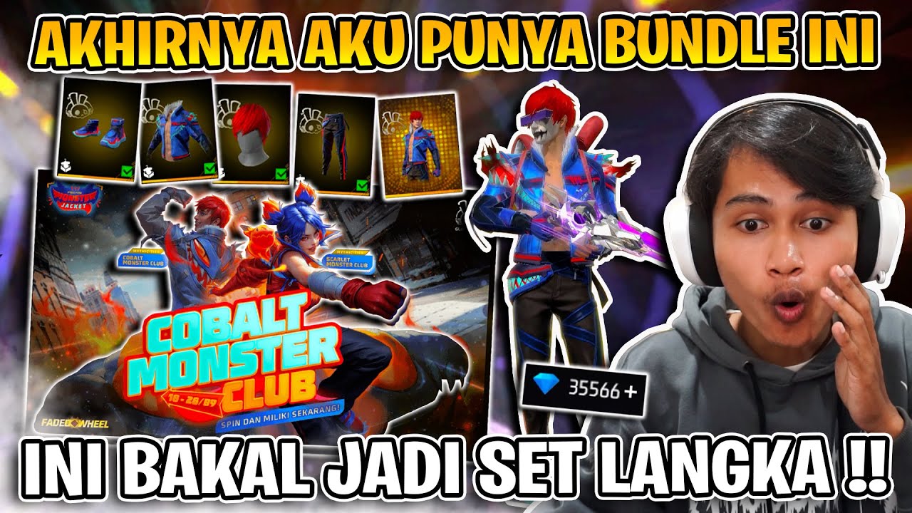 AKU BELI SEMUA BUNDLE BARU COBALT CLUB MONSTER INI BUAT SOLO SQUAD ...