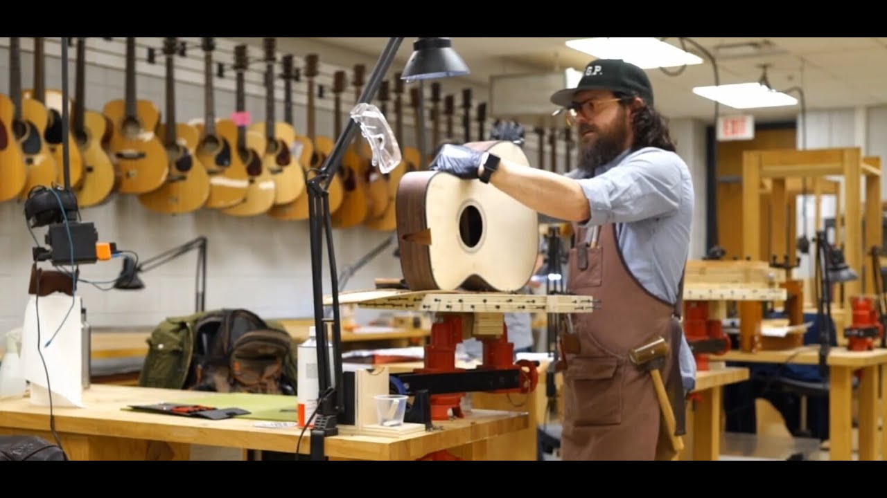 How do you build an acoustic guitar from scratch? This school will ...