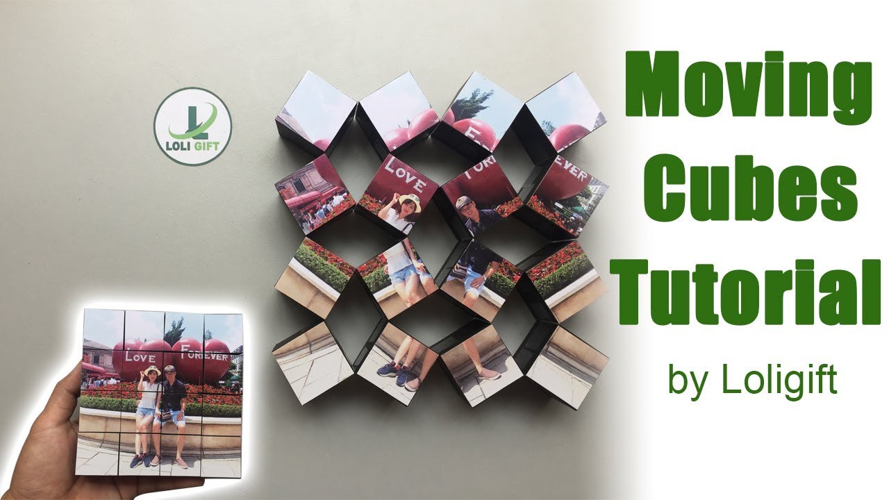 Moving cubes tutorial/Cách làm khối lập phương ma thuật - YouTube