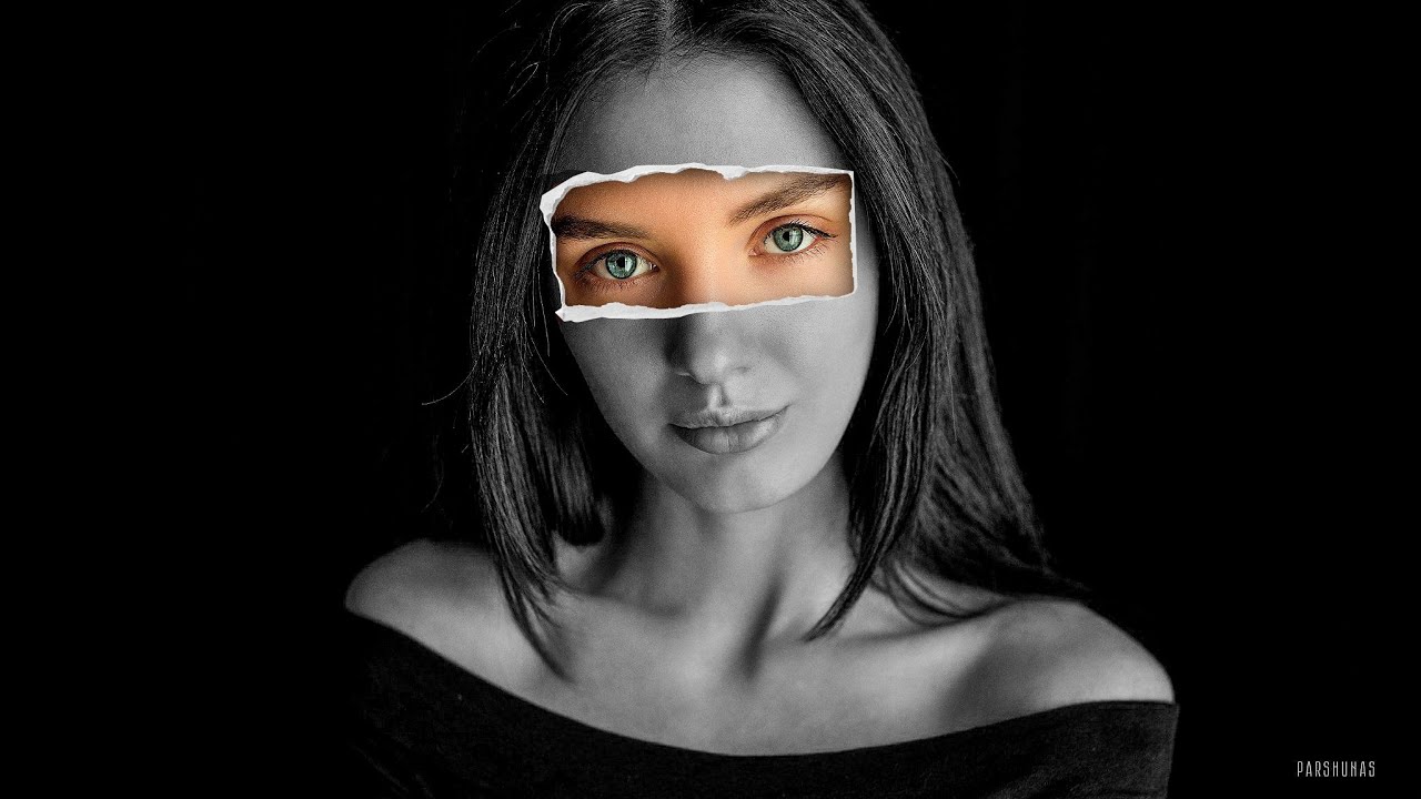 Paper cut out effect in adobe photoshop || Photoshop tutorial - YouTube