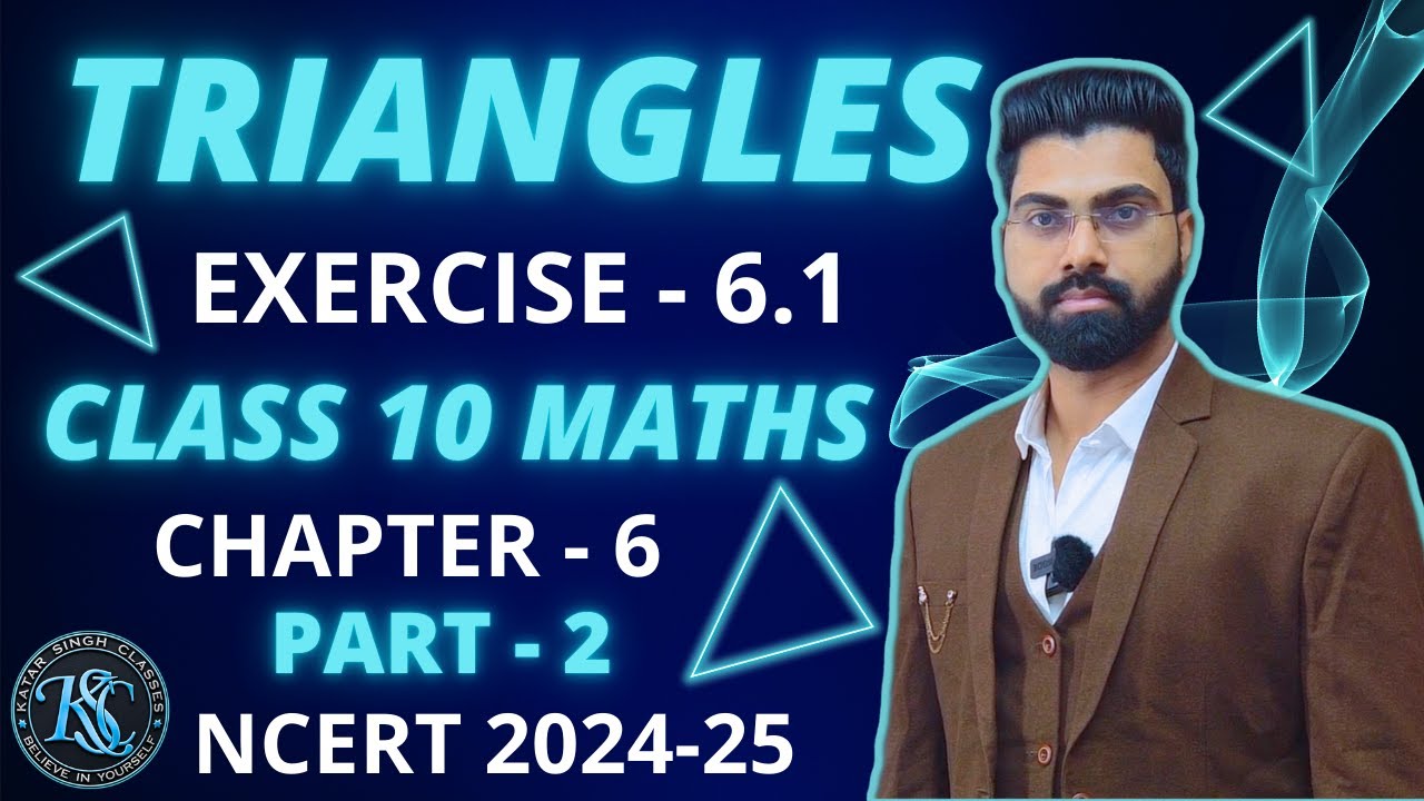 Class 10 Maths | Chapter 6 | Triangles | Exercise 6.1 | CBSE | NCERT ...