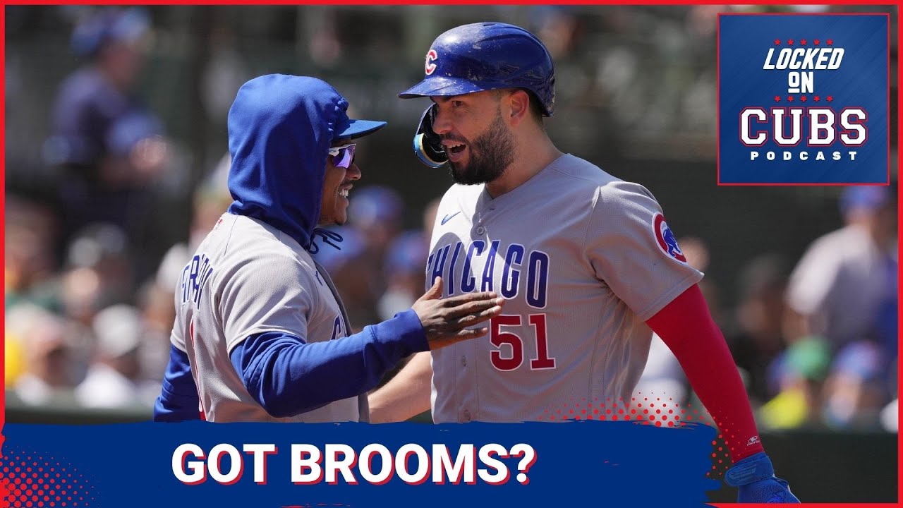 Sweep! Chicago Cubs crush A's to finish road trip - YouTube