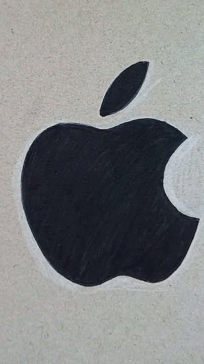 How to draw APPLE LOGO step by step #shorts #apple #iphone #drawing ...