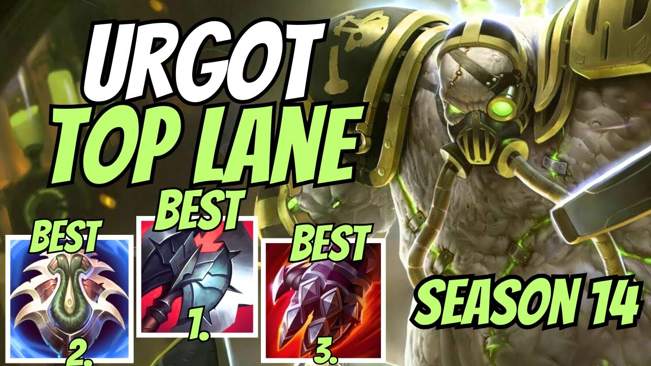 Urgot Top Lane Guide Season 14 - guide of League Of Legends - YouTube
