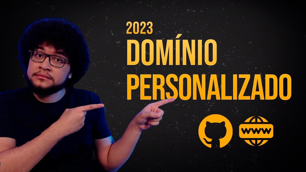 Seu DOMÍNIO PERSONALIZADO no GitHub pages RÁPIDO - YouTube