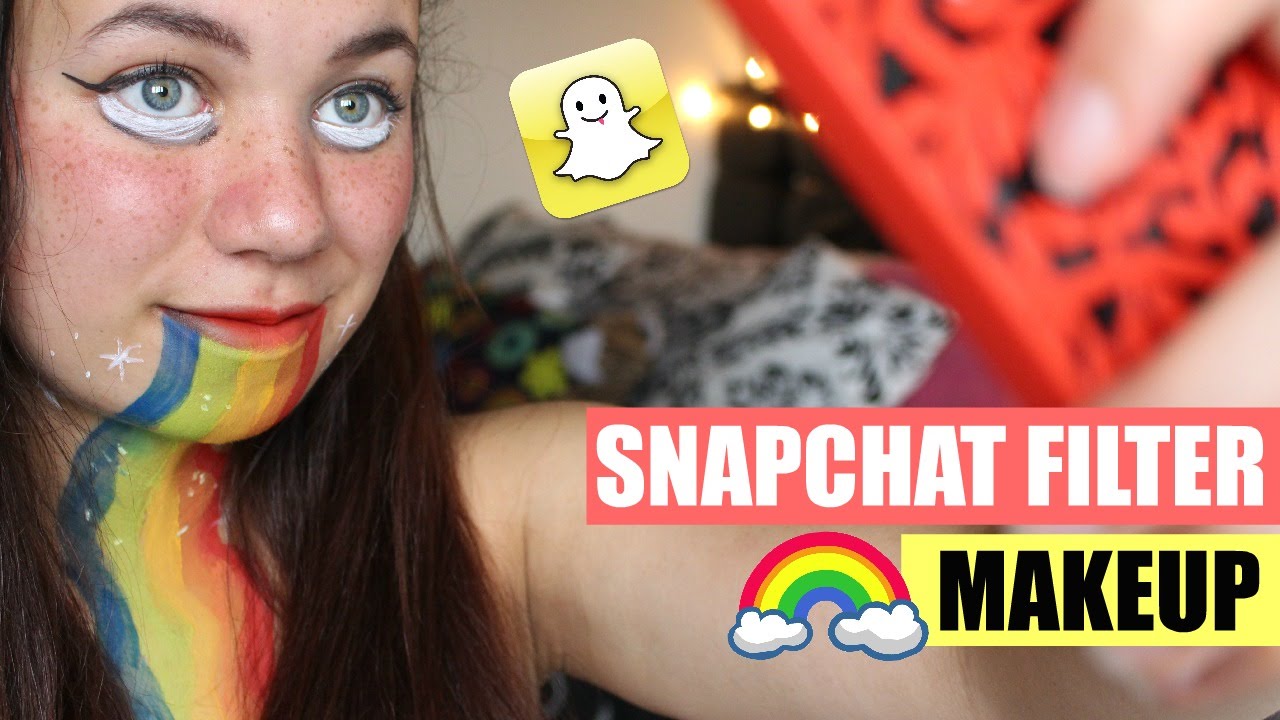 Easy Halloween Makeup: Snapchat Filter - YouTube