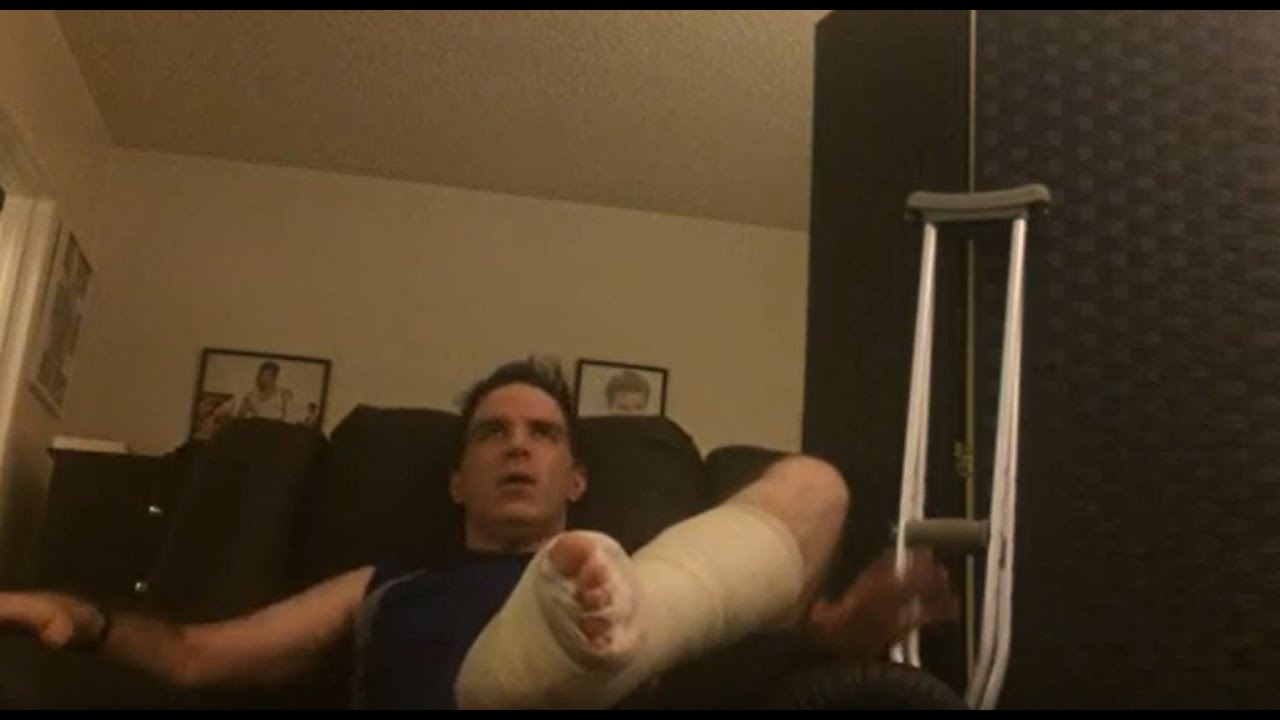 Brostrom Procedure - Surgical Reconstruction of Ankle Ligaments - Cast ...