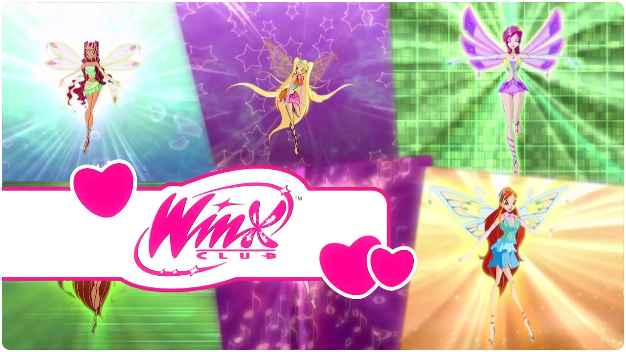 (16:9 Fullscreen) Winx Club - 5x5 Enchantix Transformation - YouTube