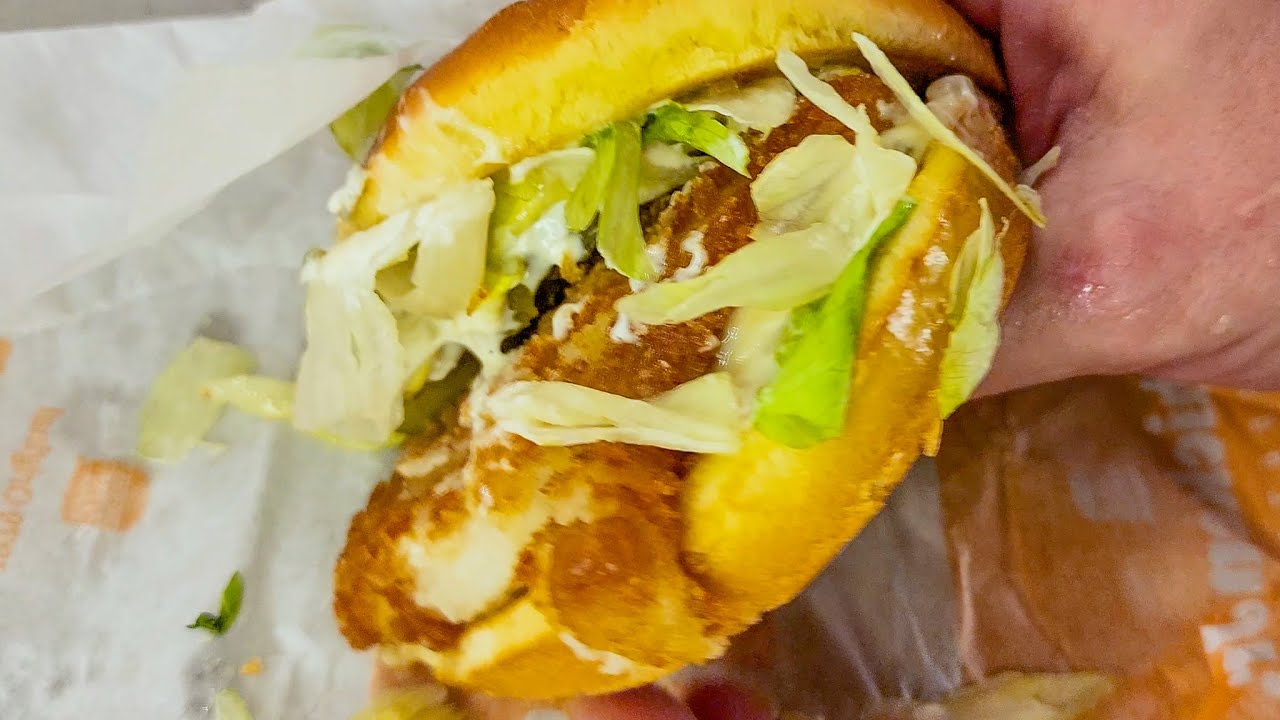 Burger King's Big Fish Sandwich Review - YouTube