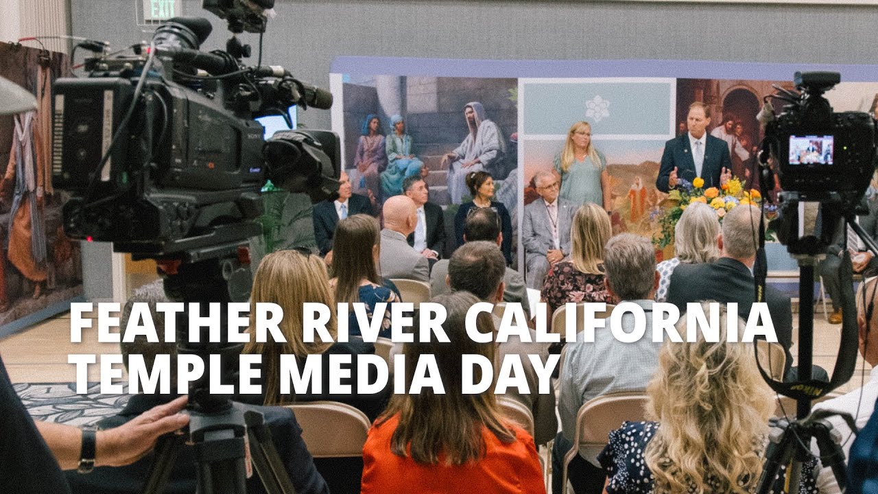 Feather River California Temple Media Day - YouTube