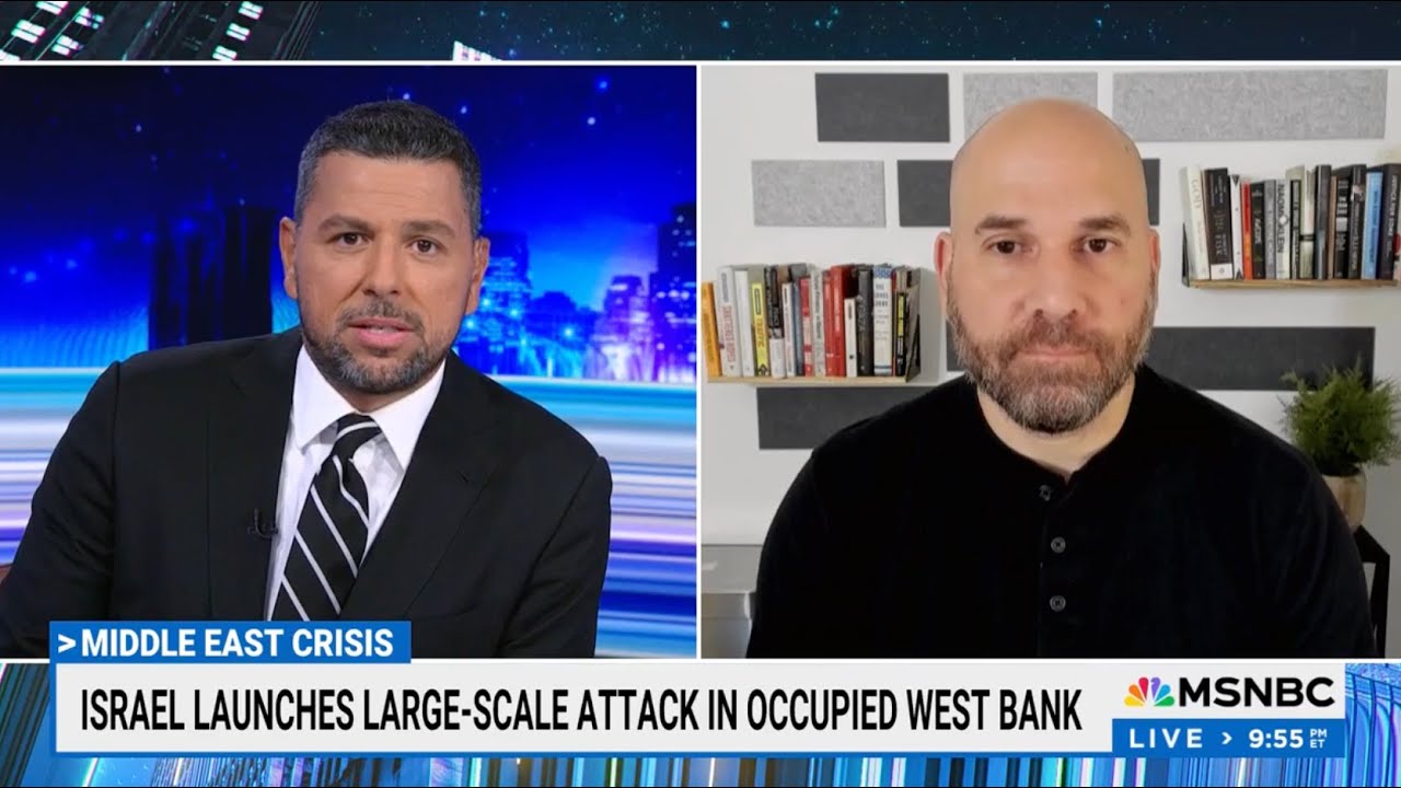 Omar Baddar on MSNBC on Israel's West Bank attack - YouTube
