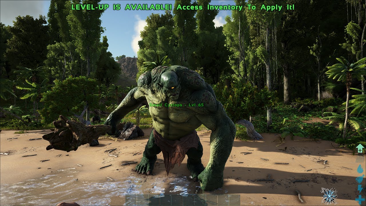 Ark Small Bosses survival in Lost Island Ep01 Small Cyclops | ARK Mod ...