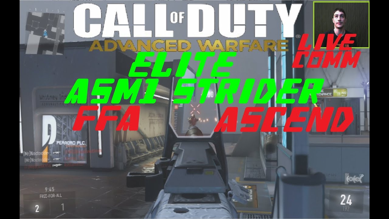 Elite ASM1-Strider! FFA Ascend - COD:AW (PS4) - YouTube