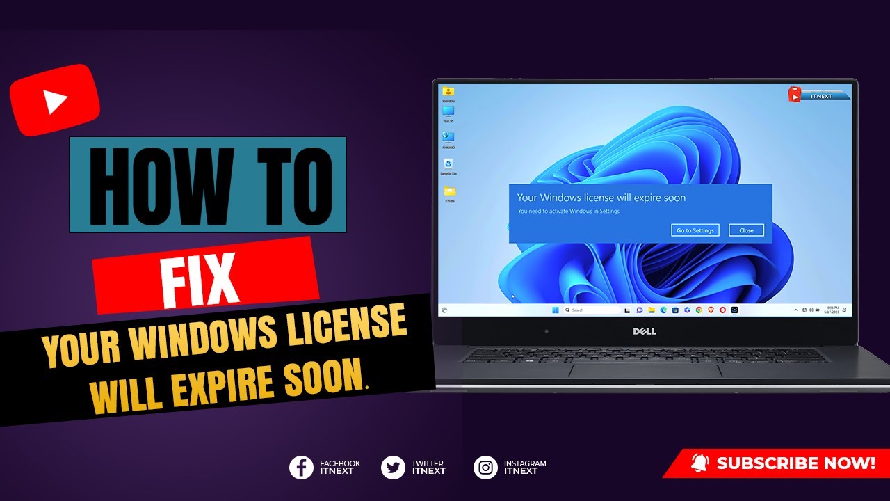 How to fix Your Windows license will expire soon on Windows 11 and 10 ...