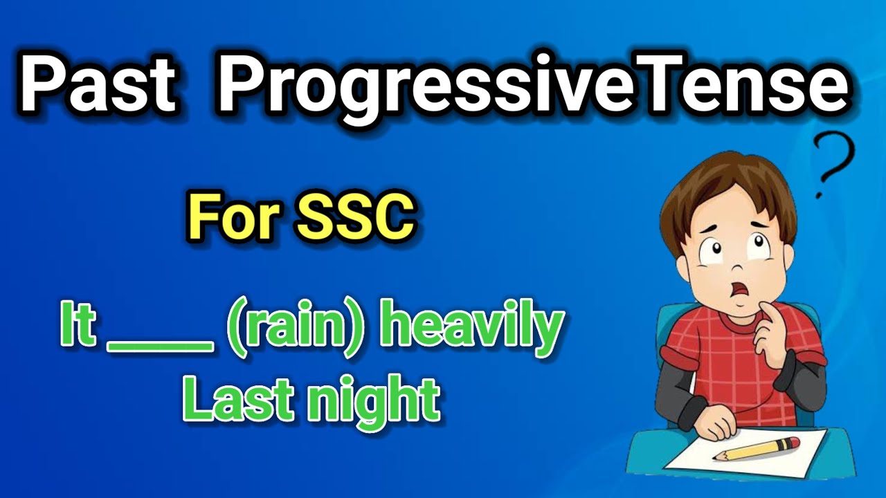 PAST PROGRESSIVE TENSE - YouTube