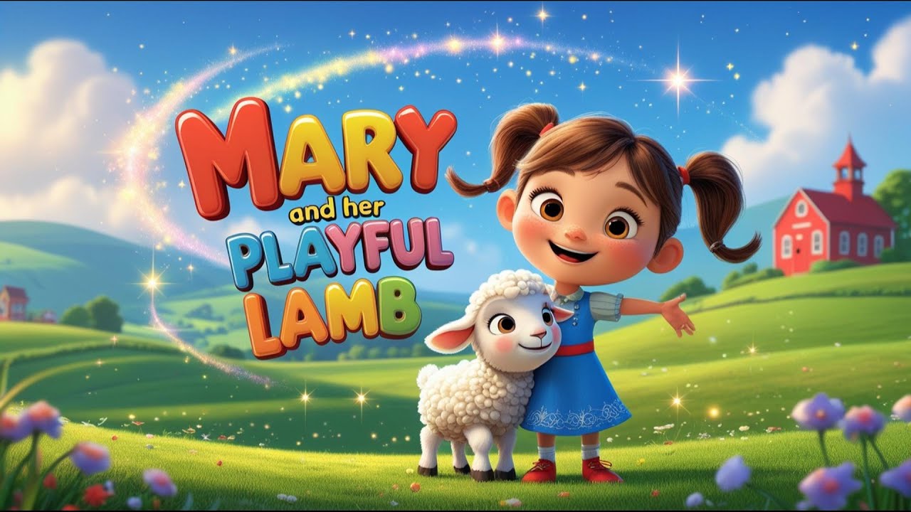 Mary and Her Playful Lamb 🐑 | Fun Kids Story | Cute Animated Adventure ...