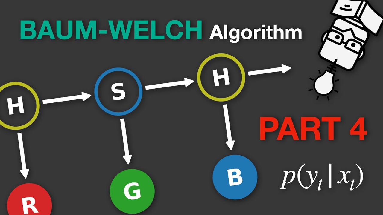 The Baum-Welch Algorithm | Hidden Markov Models Part 4 - YouTube