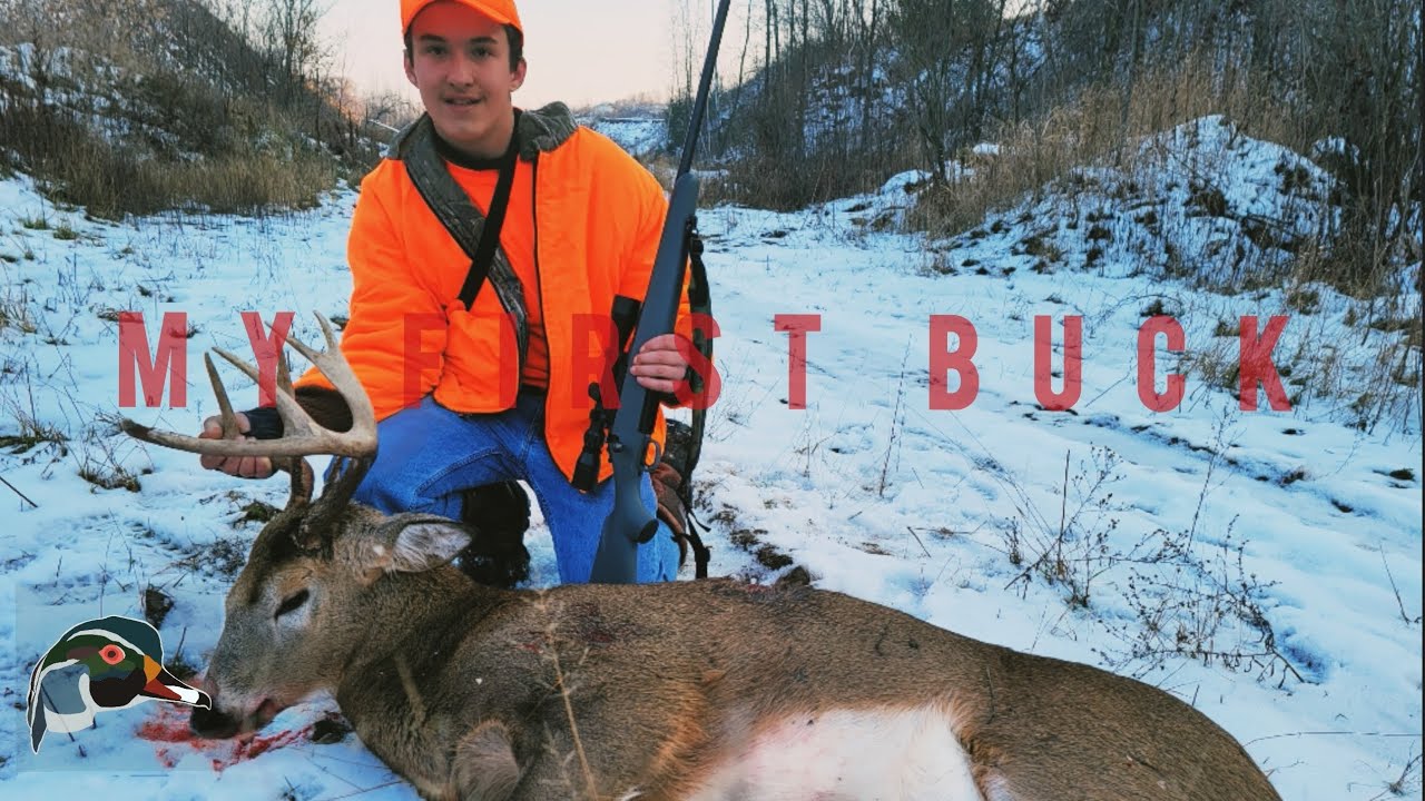 I Shot My First Buck - YouTube