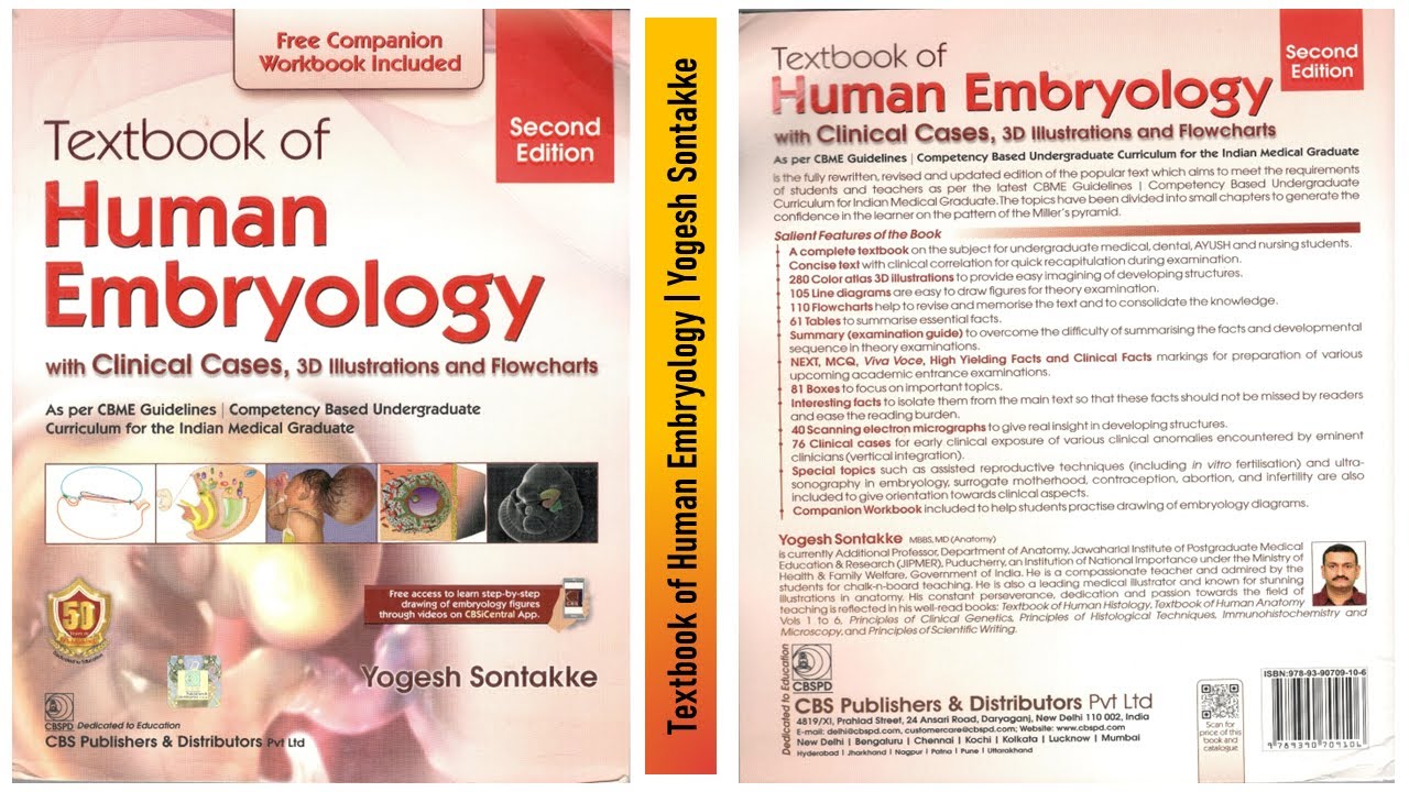 Textbook of Embryology By Yogesh Sontakke | CBS Publishers ...