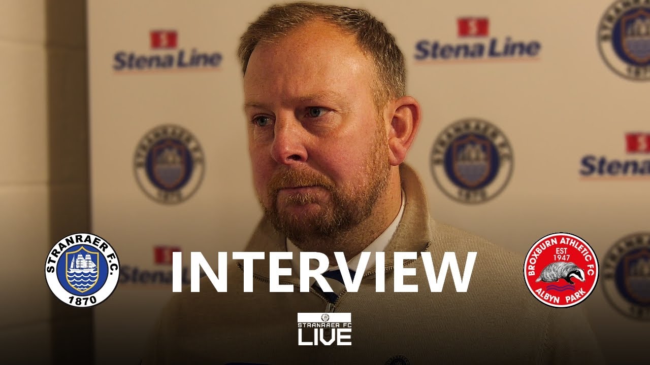 Chris Aitken | Stranraer 1-2 Broxburn Athletic (AET), 30 November 2024 ...