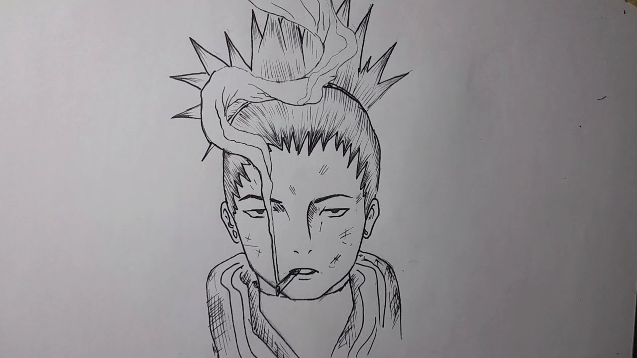 How To Draw Shikamaru | Naruto - Easy Step By Step - YouTube