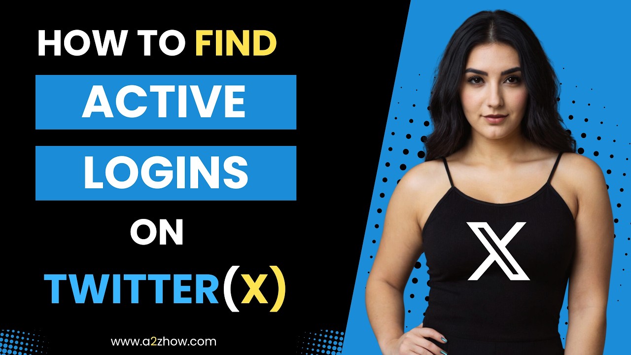 How to Find Active Logins on Twitter (X) - YouTube