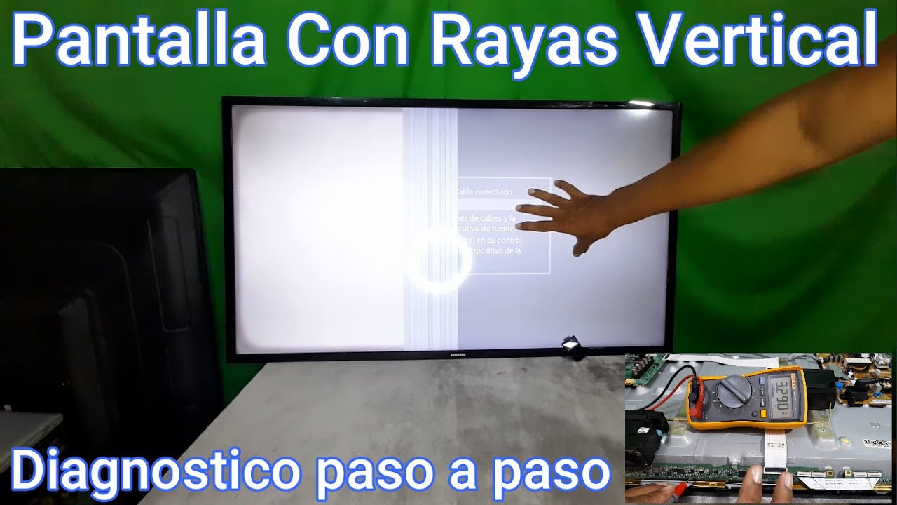 👉Tutorial Reparación de Pantalla Con Rayas Vertical y Corto Circuito👈 ...