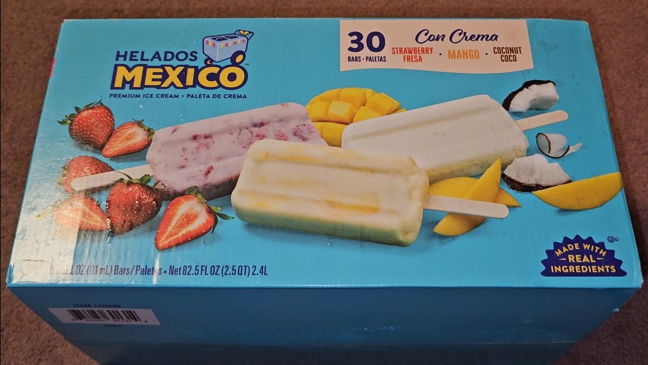 Costco Sale Item Review Helados Mexico Premium Ice Cream Strawberry ...
