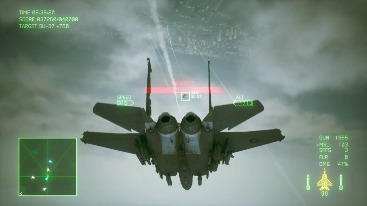 ACE COMBAT™ 7 SKIES UNKNOWN SP MISSION 02 Anchorhead Raid Difficulty ...