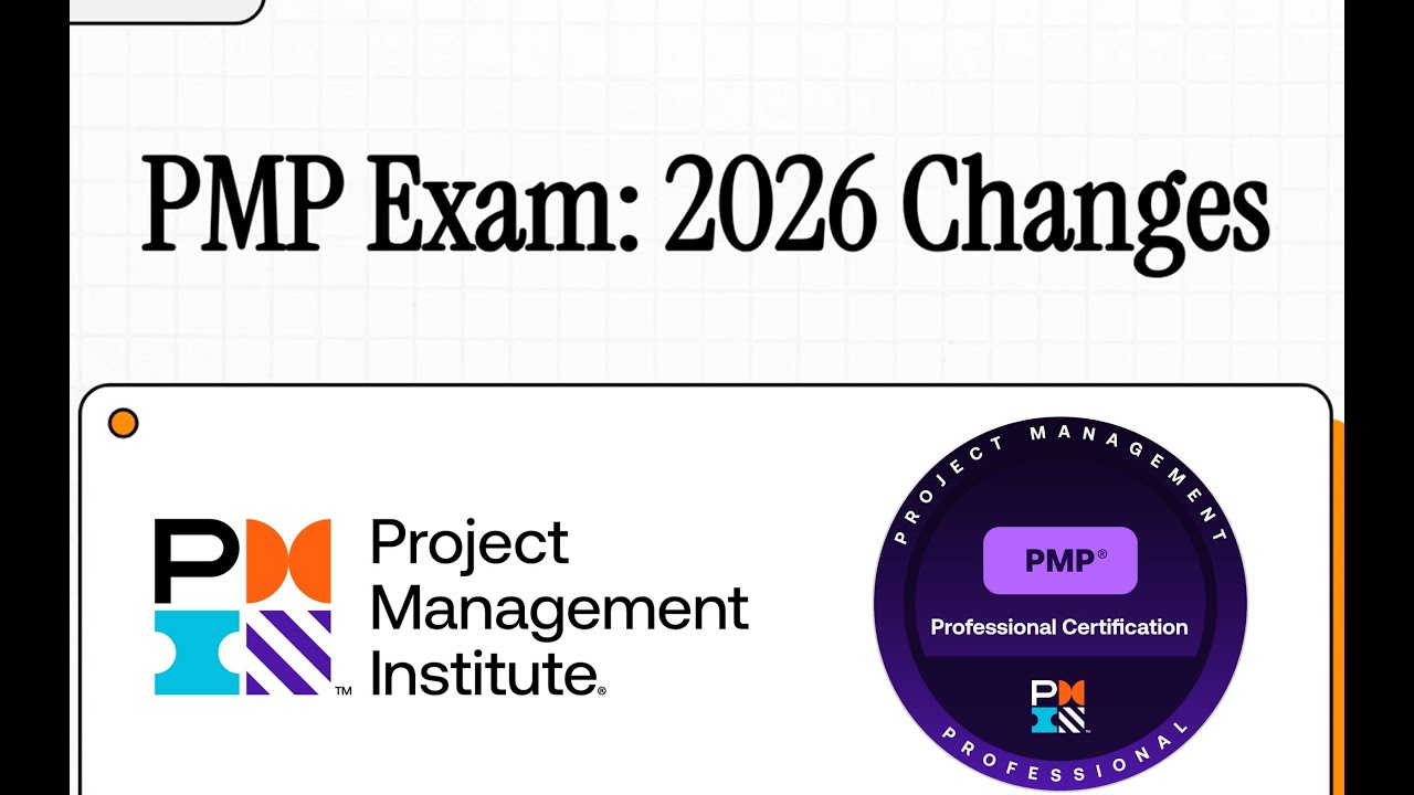 PMP Exam - 2026 Changes - YouTube