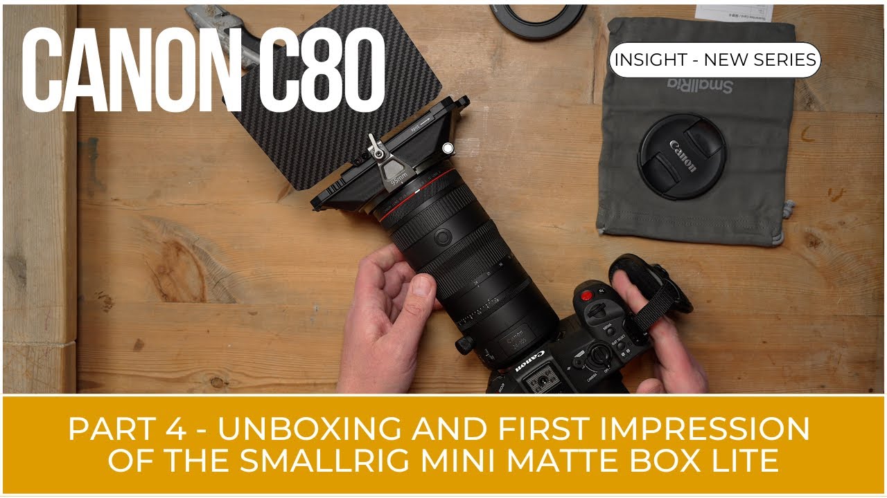 Unboxing, walkthrough and first impression of the Smallrig Matte Box Lite - YouTube