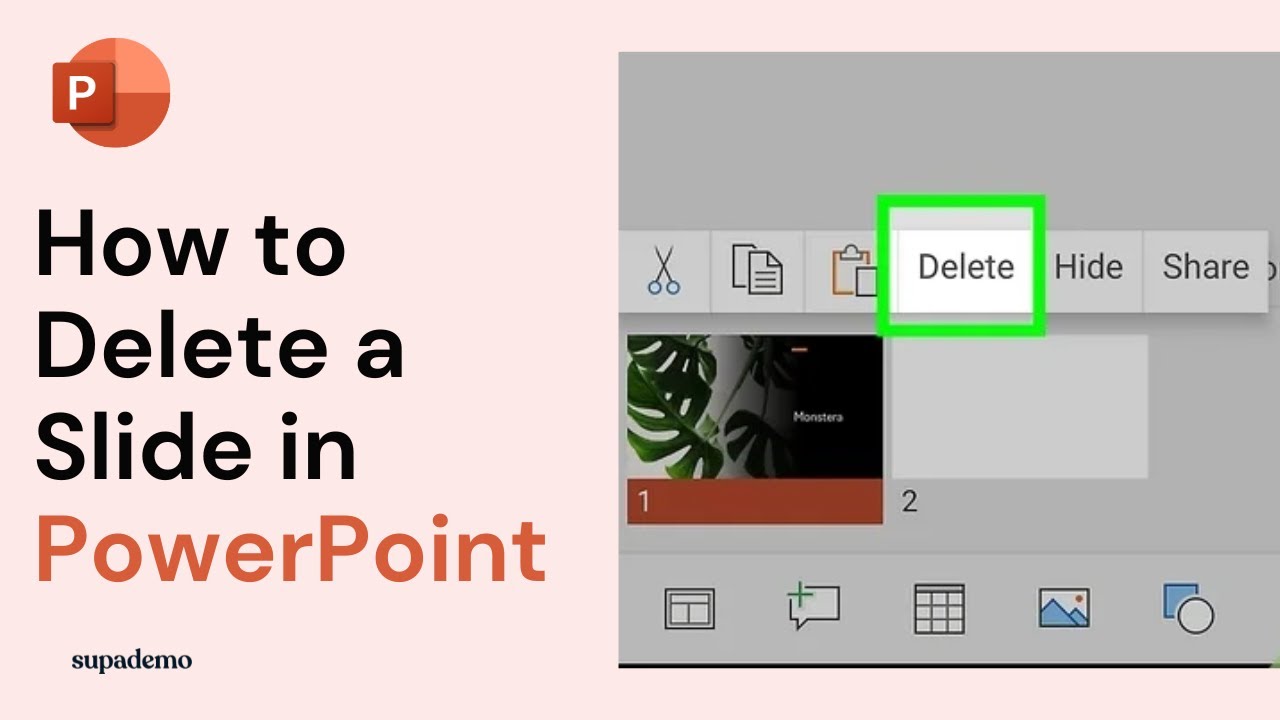 How to Delete a Slide in PowerPoint - YouTube