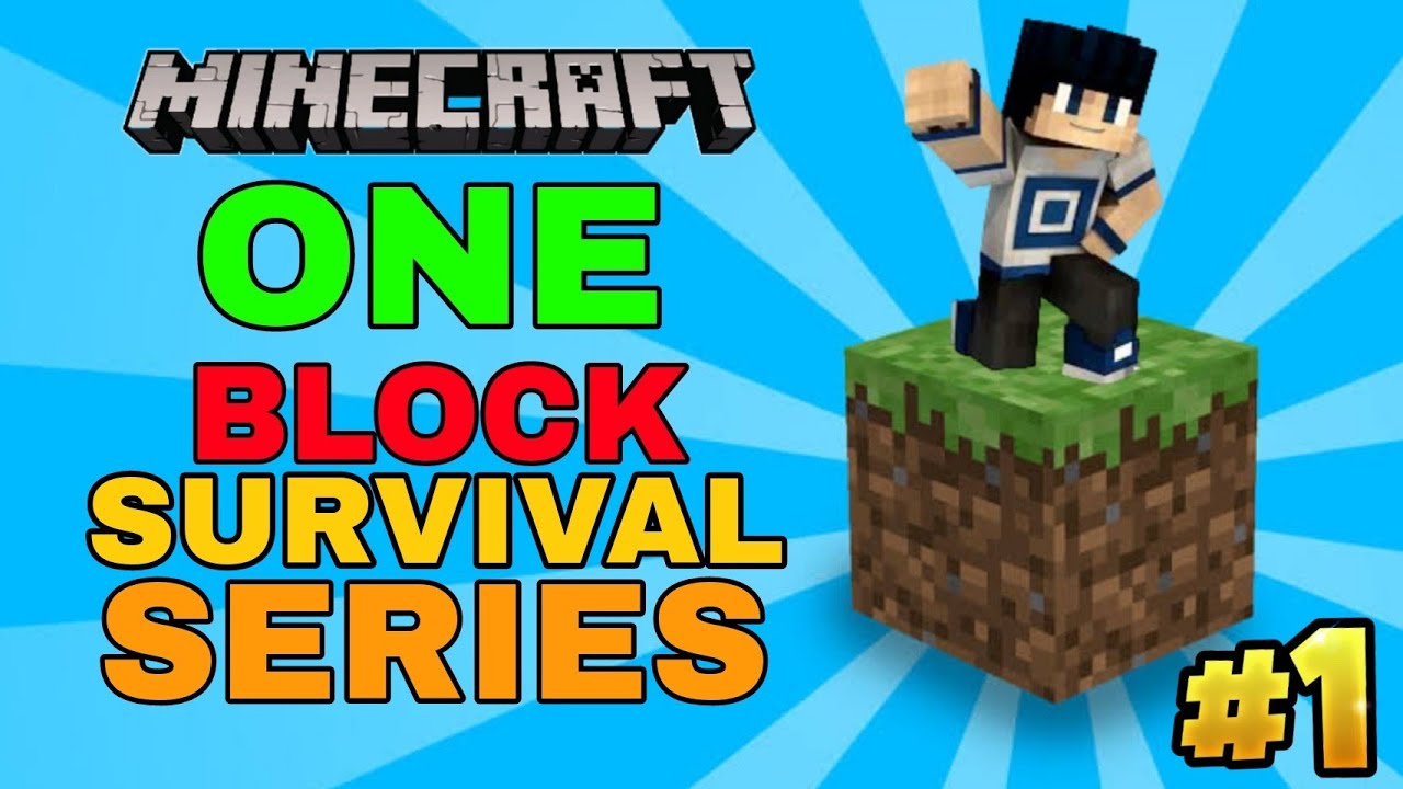 STARTING A NEW MINECRAFT ONE BLOCK SURVIVAL #1 - YouTube