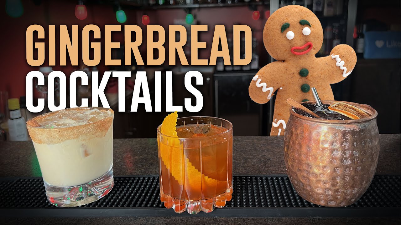 Spice Up Your Holidays: 3 GINGERBREAD Cocktail Recipes - YouTube