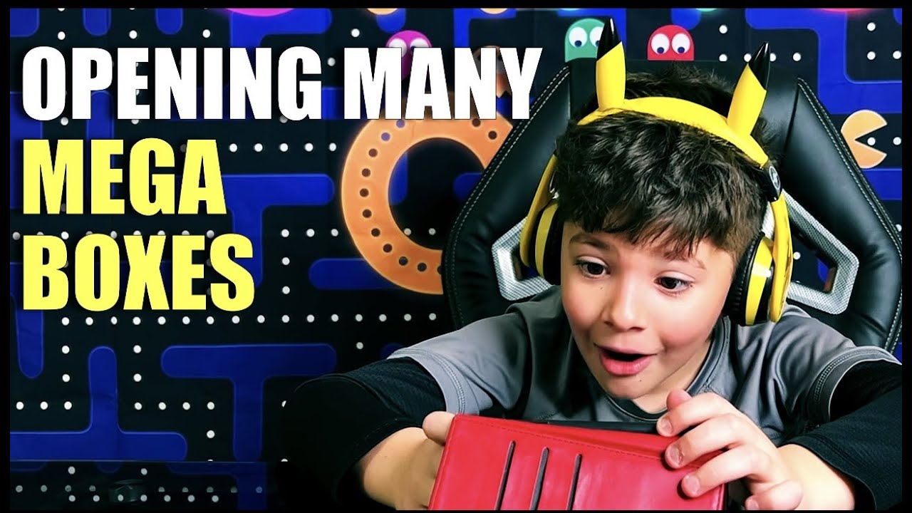 OPENING MANY MEGA BOXES - YouTube