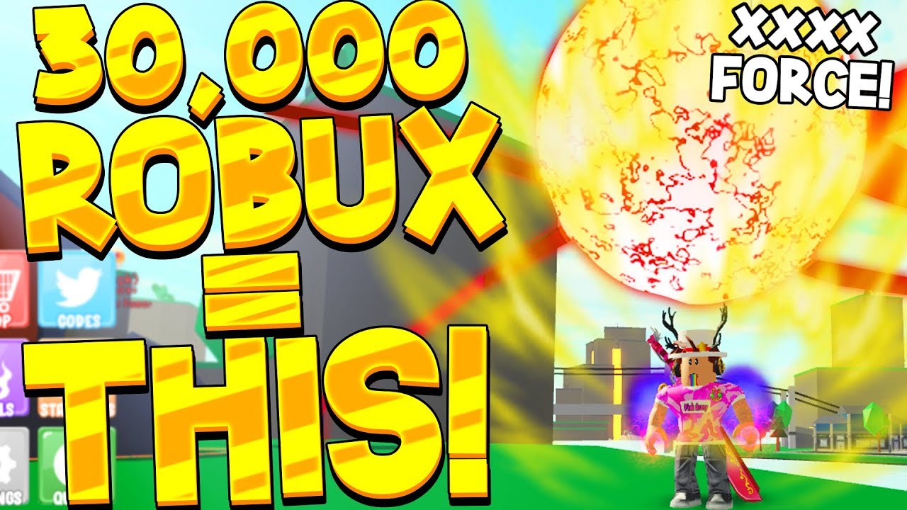 I SPENT $30.000 ROBUX TO BECOME THE BEST IN POWER SIMULATOR! Roblox ...