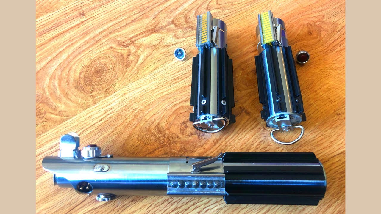 Graflex lightsaber ANH/ESB/TFA 3-in-1 100% screen accurate - YouTube