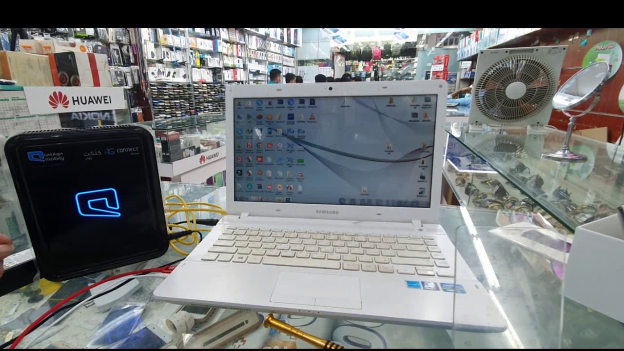 Mobily 4g Router TFQQ-124GN Password Change - YouTube