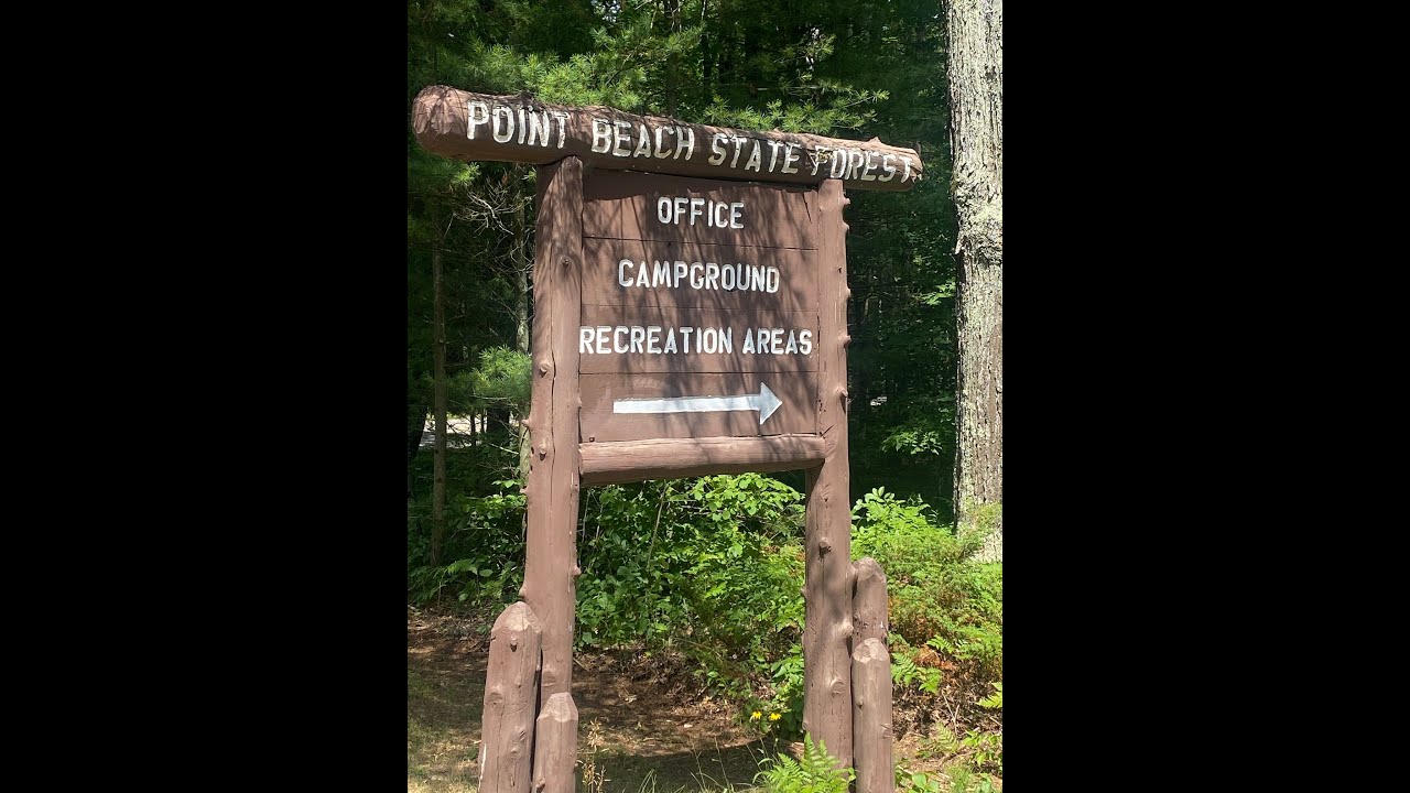 Point Beach State Forest Campground in Two Rivers Wisconsin - YouTube