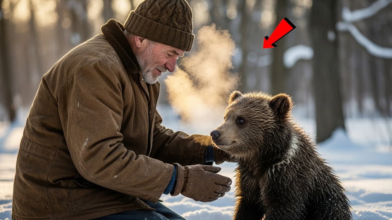 An Old Farmer Found a Shivering Bear Cub — What He Did Next Touched the ...
