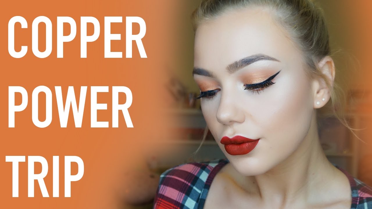 METALLIC COPPER | MAKEUP TUTORIAL - YouTube