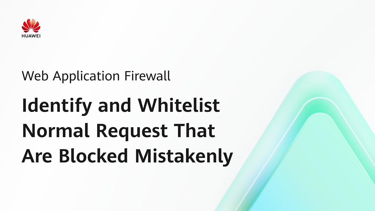 Web Application Firewall(WAF): Identify and Whitelist Normal Request ...