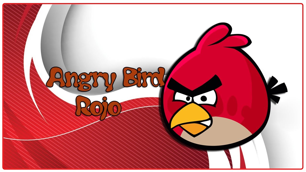 Cómo hacer a Angry Bird Rojo / How to make Angry Bird Red - YouTube