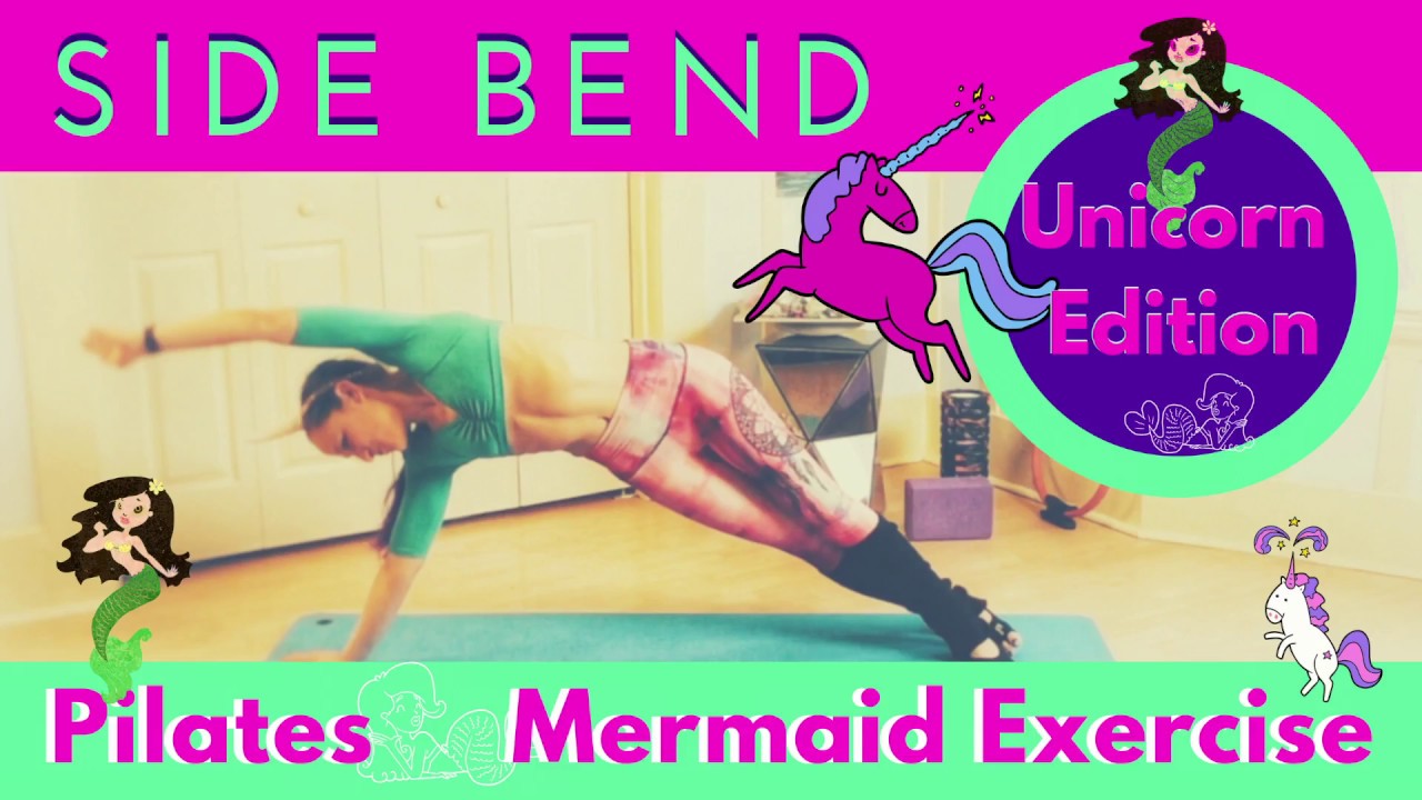 How To Do the Side Bend- Pilates Side Bend/ Mermaid Exercise for ...