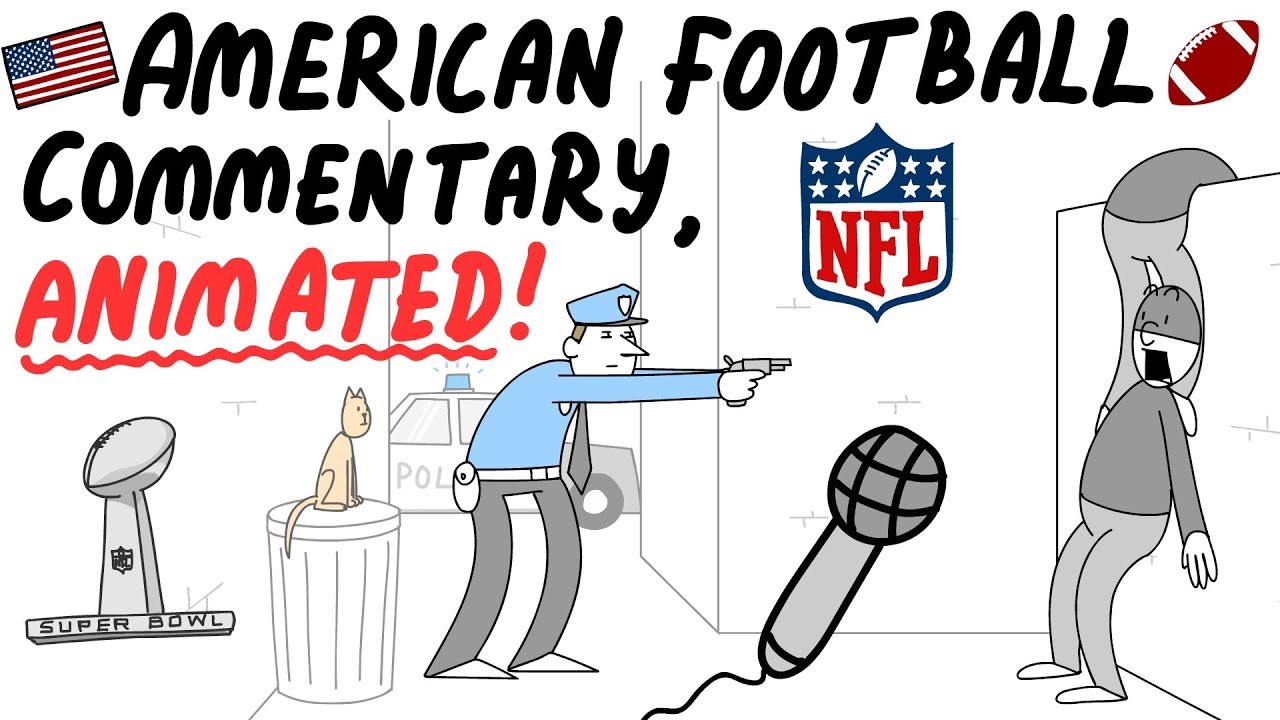 American Football Commentary, Animated! NFL Super Bowl Special 2019 ...