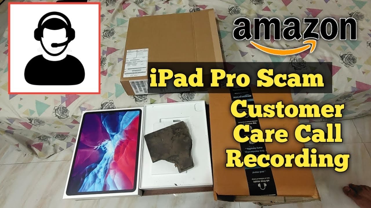 Call Recording Amazon Scam 2021 | Customer Care Call Recording | ipad ...